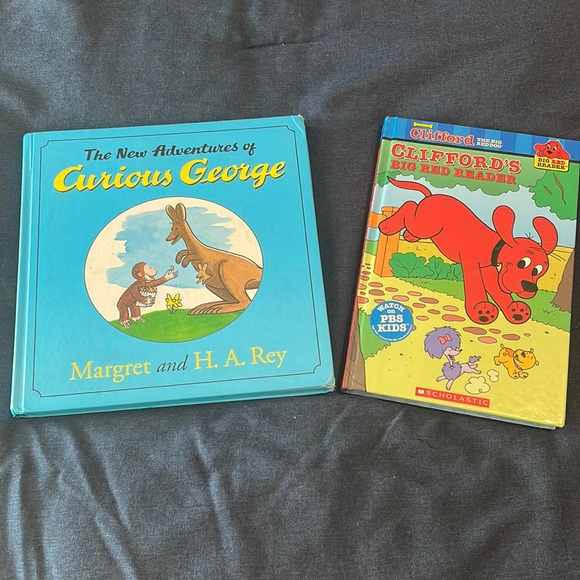 Scholastic | Other | 2 Hardcover Books Clifford The Big Red Dog And New ...